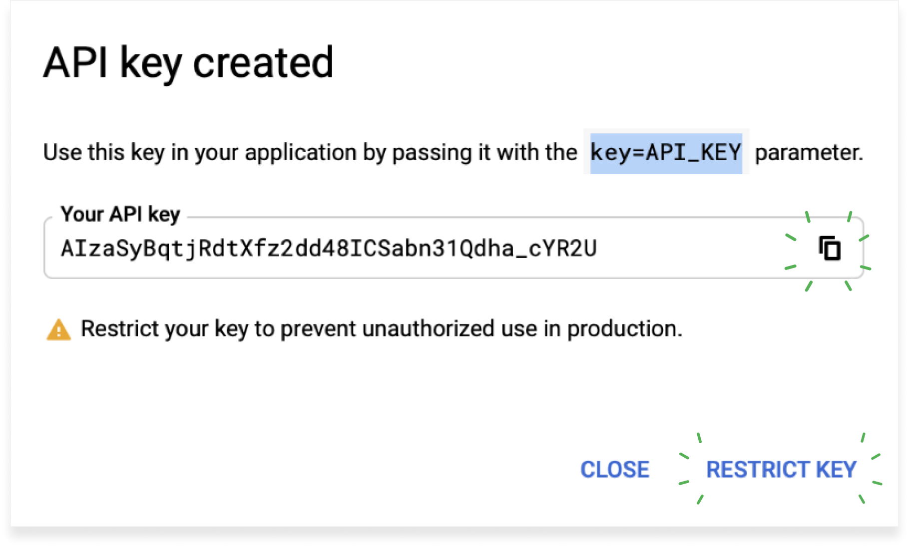 API Key For Google Maps
