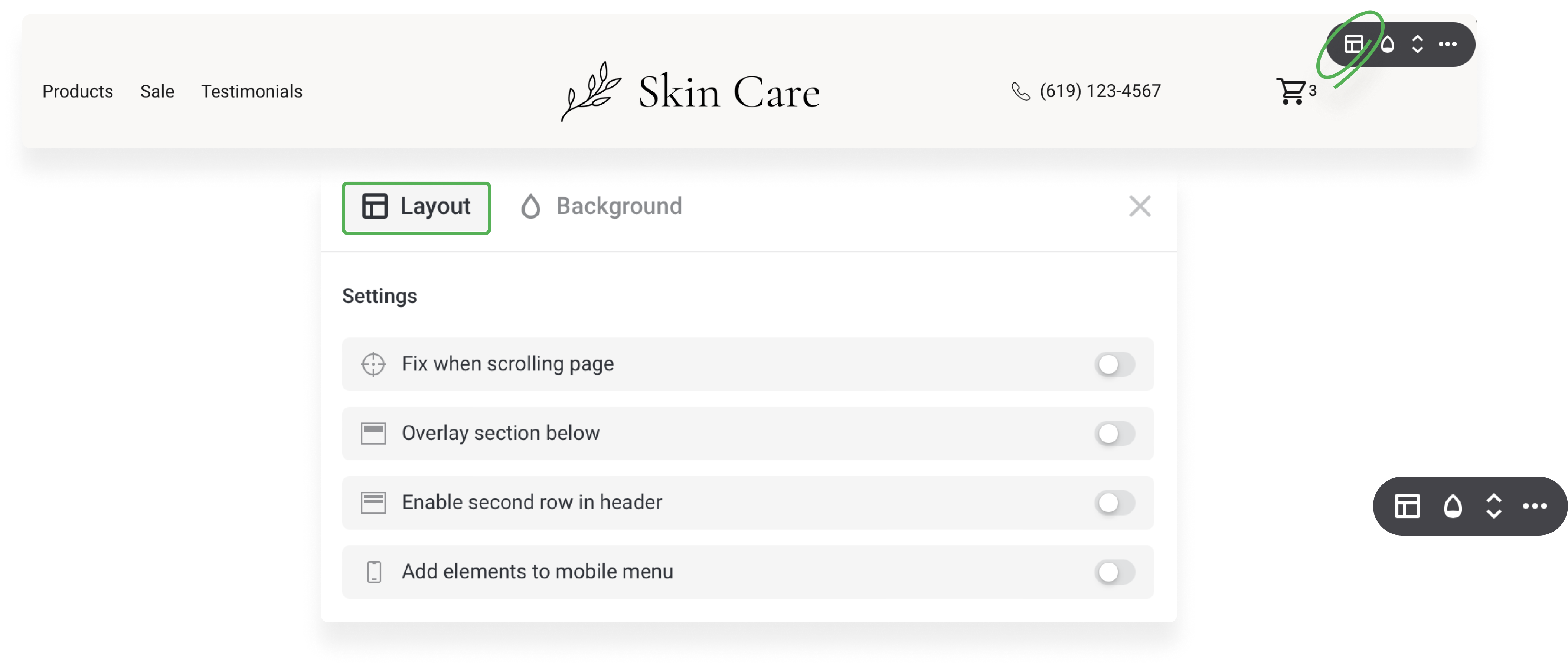 Header And Footer